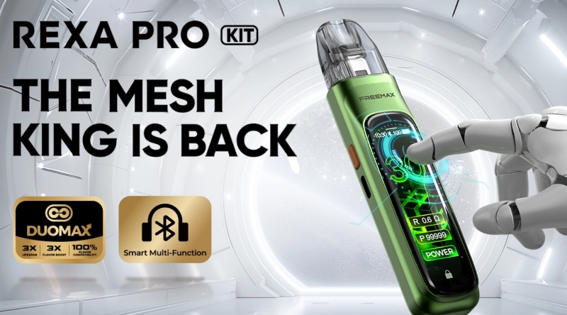 FreeMax REXA Pro Pod Kit – 30W, 1300mAh Battery | Vampire Vape