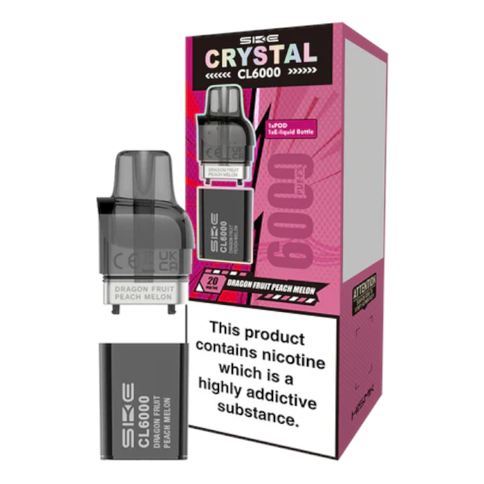 SKE Crystal CL6000 Pod & Refill - Switch Your Flavour Today