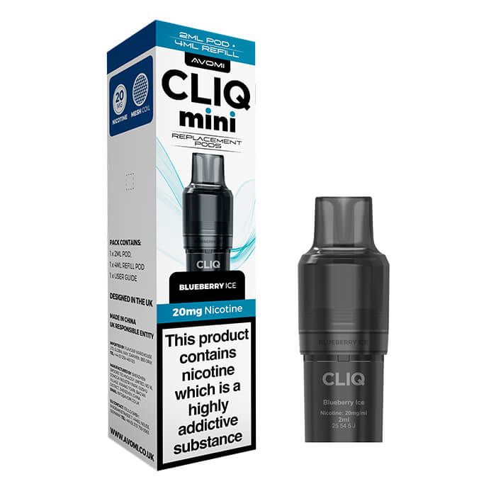 Avomi CLIQ Mini Prefilled Pod & Refill - 20mg Nic Salt | Vampire Vape